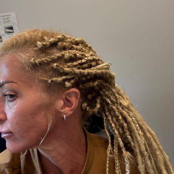 Wool Dreadlocks + Braids + Bandage Black and Green (dark Emerald) Ombre ...