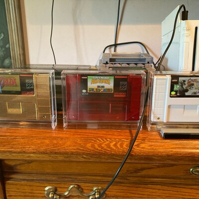 Best Nintendo SNES Video Game Cartridge Display Case highest Quality ...