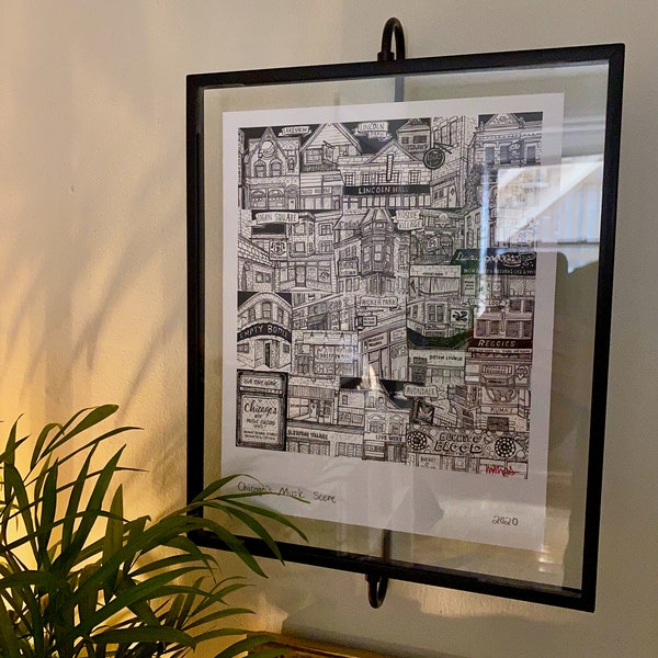 Tiny Music Guide to Chicago Art Print - Etsy