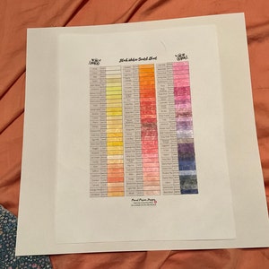 Colored Pencil Combinations Worksheet Three Color Blend - Etsy