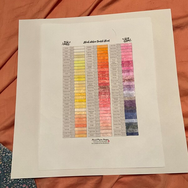 Original Pre-filled, Pre-swatched 24 Prismacolor Basic 3-blend Color ...