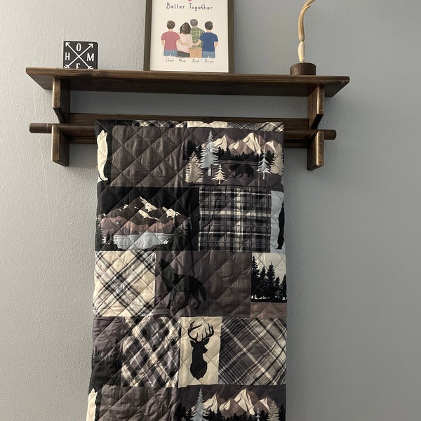 Rolling Pin Rack With Three Slots – Rolling Pin Rack With Shelf ...