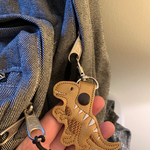 Dinosaur Keychain, Dinosaur Key Chain, Dinosaur Keyfob, Dinosaur Snap ...