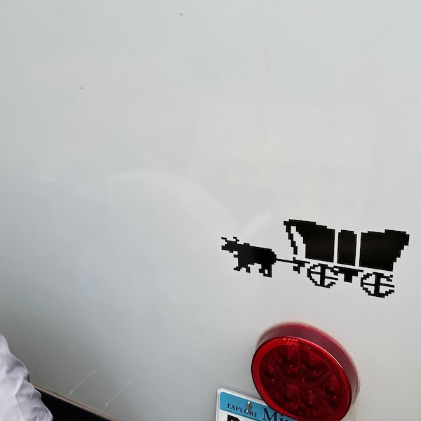 Oregon Trail Video Game Vinyl Decal Sticker - for Cars, Laptops, Phones ...