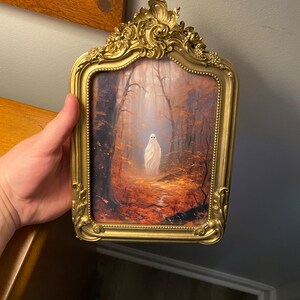 Ghost Painting/ghost With Candle/abandoned Art/ghost in - Etsy