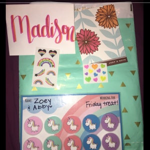 Donut Child's Reward Chart, Token Board, Potty Training, VIP KID Reward ...