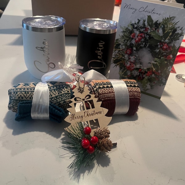 Christmas Gift Set for A Couple Holidays Hygge Gift for Two Happy ...