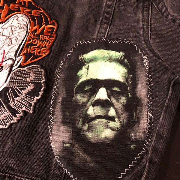 Classic Frank, Patch, Frankenstein, Frankenstein Patch, Cloth Patch ...