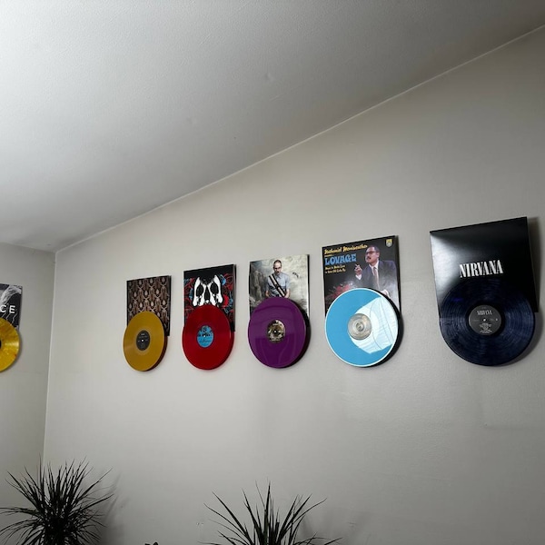 Record Props Vinyl Display | Album Wall Mount | Now Playing - Etsy