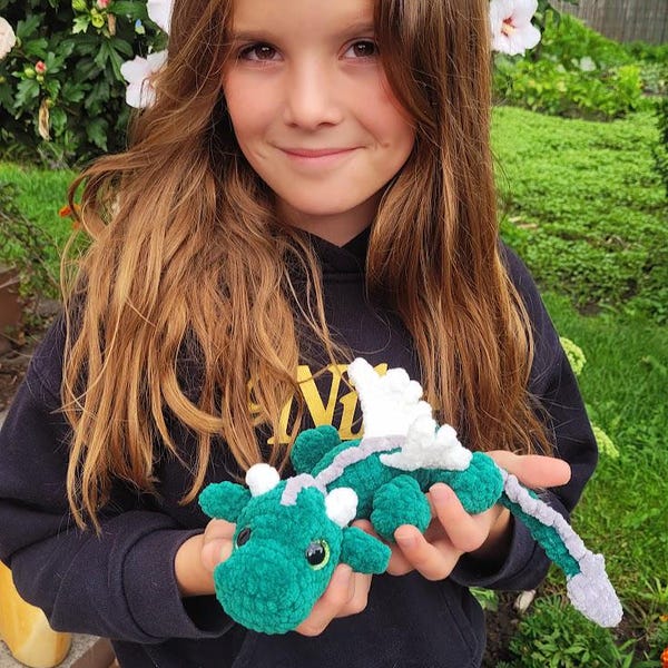 Dragon Crochet Pattern, Pdf Download English and German, Linus the ...