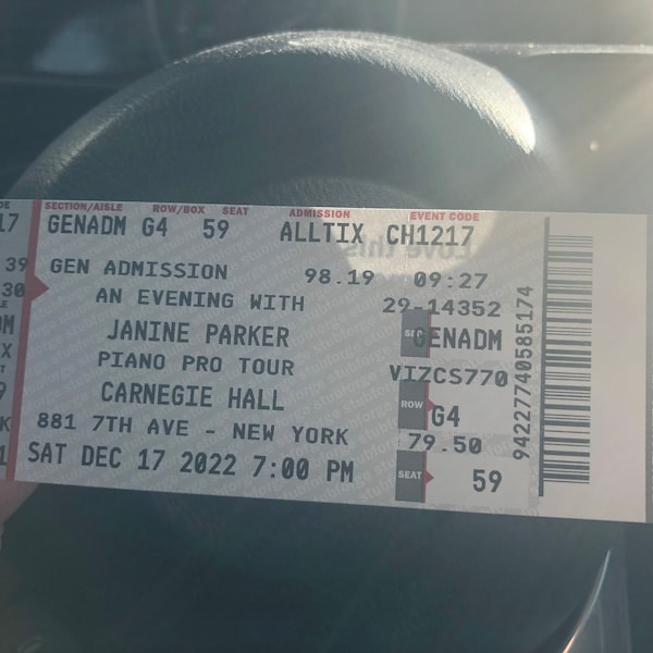 Custom Concert Ticket - Fully Customizable - Ticketmaster Fake Concert ...