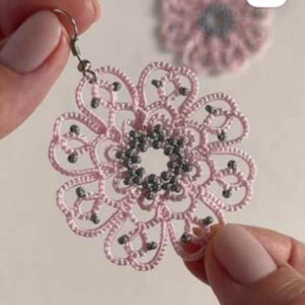 PDF Tatting Tutorial, Shuttle Tatting Pattern and Scheme Pendant ...