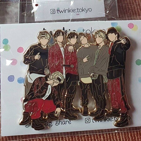 BTS OT7 Mic Drop Enamel Pin Pearl Hard Enamel PROOF Love Yourself - Etsy