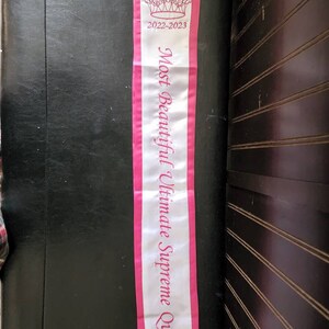 CUSTOM EMBROIDERED SASHES Pageant/homecoming - Etsy