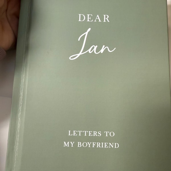 Letters to My Boyfriend Custom Notebook Valentines Day Gift From ...