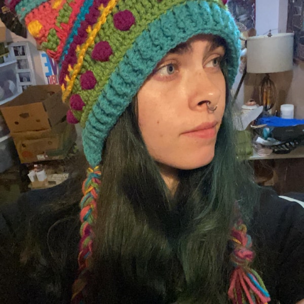 PATTERN: Fae Elf Hood / Long Pointed Hood / Freeform Crochet - Etsy