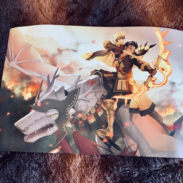 Barbarossa Claude Fire Emblem Three Houses Poster - Etsy