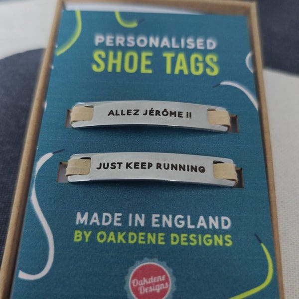 Personalised Metal Shoe Tags - Etsy
