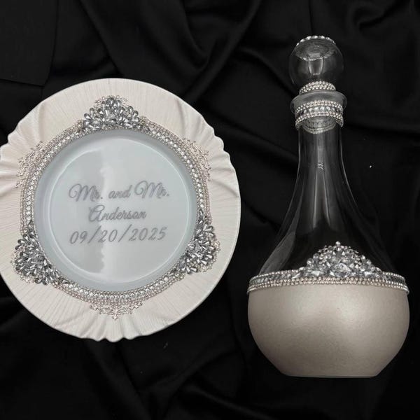 Purple Wedding Serving Set, Toasting Flutes and Cake Cutting Set ...
