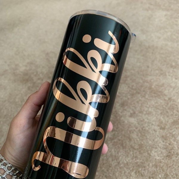 Name Decal - Rose Gold Decal - Chrome Decal - Vinyl Name Decal ...