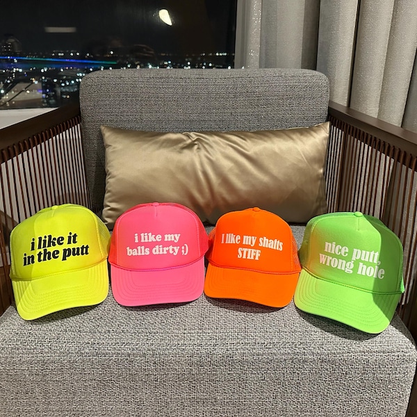 Custom Funny Trucker Hat - Create Your Own Funny Saying - Etsy