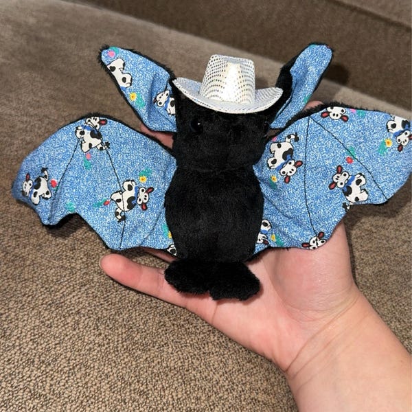 Bat Plush | Bat | Plushie | Stuffed Animal | Beezeeart Bat | Halloween ...