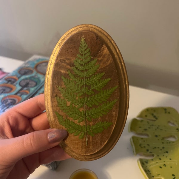Mini Forest Fern Wall Art | Botanical Fern Wall Hanging | Pressed ...