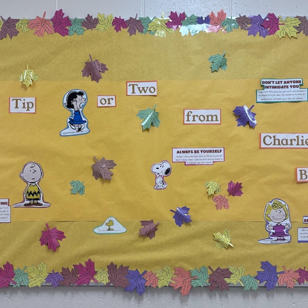 Just Print and Cut! "charlie Brown" and "peanuts" Themed School RA ...