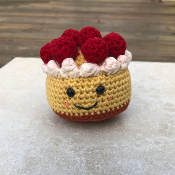 CROCHET PATTERN - Cherry Cheesecake - Etsy