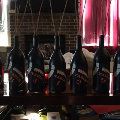 Football Table Number Cards DIY Printable Instant Download - Etsy