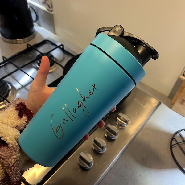 Personalised Large Name Protein Shaker Bottle Gifts Ideas for Gym Lover ...