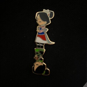 Mulan Inspired Hard Enamel Flip-pin - Etsy