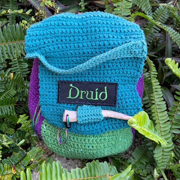 Druid Patch 4" Embroidered Iron-on Applique for Clothes, Character ...