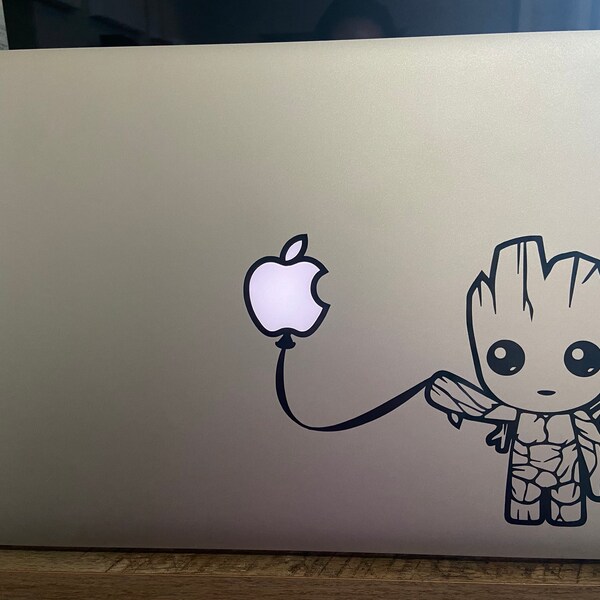 BABY GROOT | MacBook Vinyl Decal Sticker | 24 Colours Available - Etsy