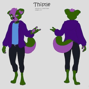 13 Species Furry Reference Sheet Base Kit .psd File - Etsy