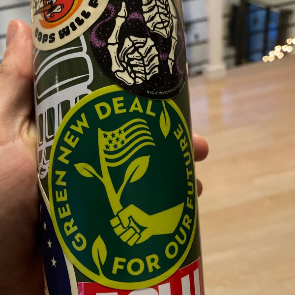 Green New Deal Stickers 2-pack - Etsy