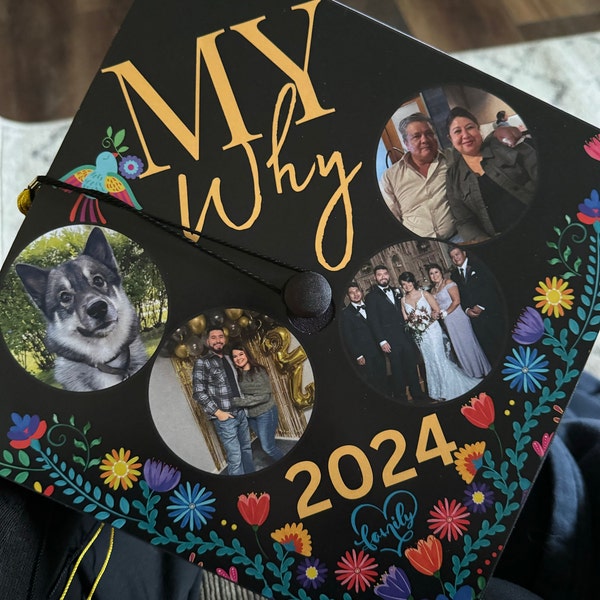 Custom Printed Graduation Cap Topper With Your Photos - Etsy