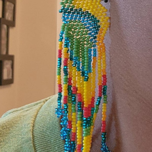 Bead Template, Hoop Fringe Beading Graph, Blank Templates Paper Graph ...