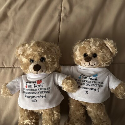 Memory Bear, Loss of Father, Loss of Loved One, Condolence Gift ...