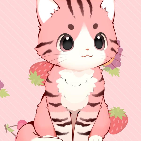 Customizable Vtuber - Anime Cats Live2d Avatar - Etsy