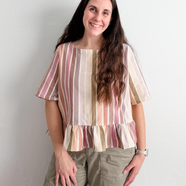 Georgina Top Sewing Pattern - Etsy