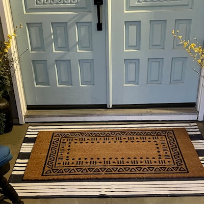 Boho Style Doormat Boho Decor Boho Home Decor Home Decor Outdoor Decor ...