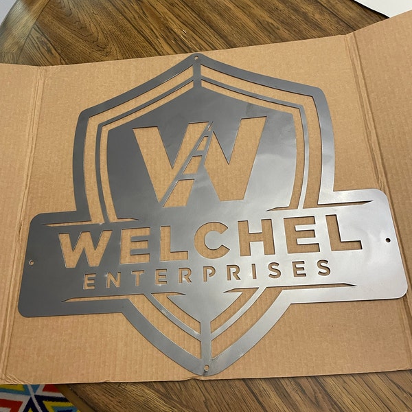 Your Business Logo or Artwork - Custom Metal Sign - Your Own Custom ...