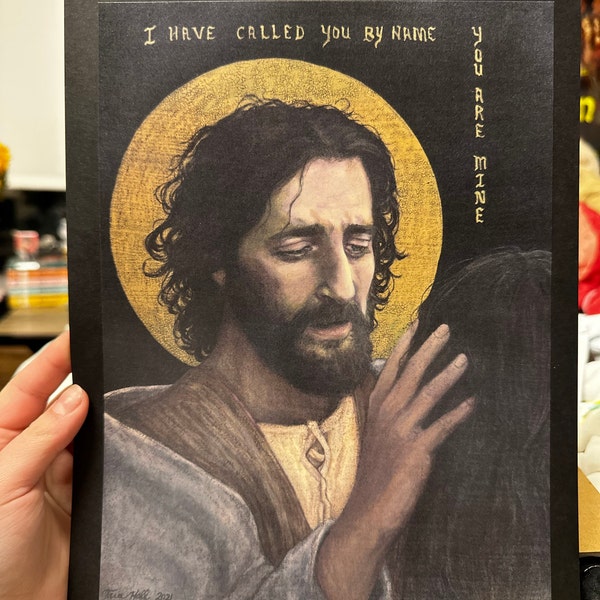 Saint Francis and the Leper Print - Etsy