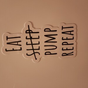 Breastfeeding Sticker Pumping Sticker Exclusive Pumper - Etsy