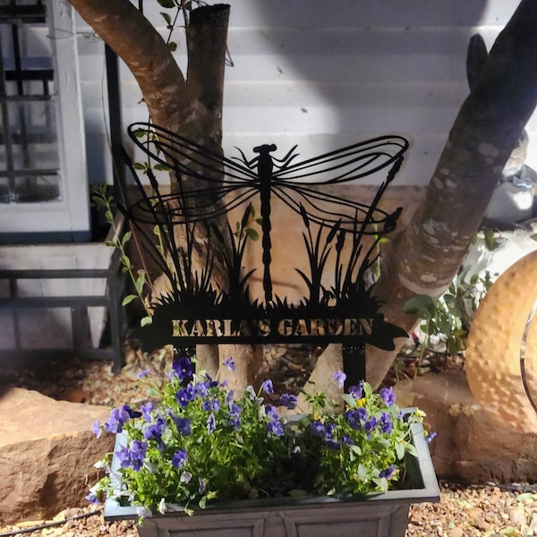 Personalized Farmer Tractor Stake, Farm Garden Metal Yard Art, Farm ...
