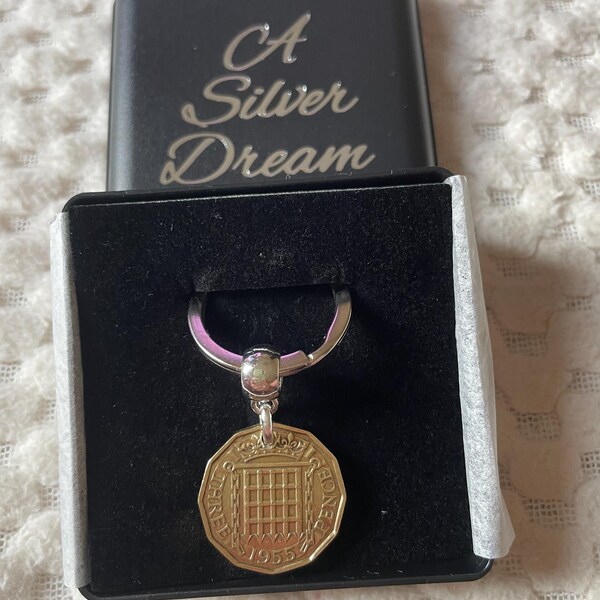 1969 British Five New 5p Coin Keyring 56th Birthday Gift - Etsy UK