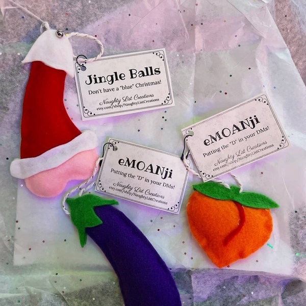 Merry Titsmas Boob Ornament – Funny Gag Gift, Naughty Christmas Decor ...