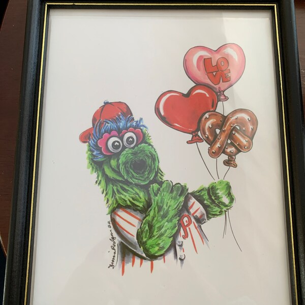 High Quality Art Print of Philadelphia’s Favorite Baseball Mascot ...