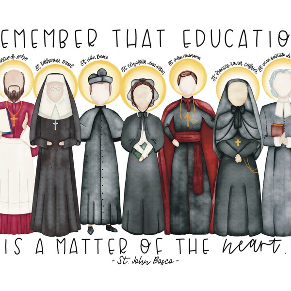 Our Lady Loving Her Family | BUNDLE | Saint Prints | Saint Cards ...